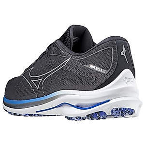 Mizuno Men's Wave Rider 25 | Neutral Support Running Shoe |Eco Friendly Materials | Obsidian | US 12