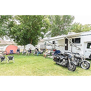 Amtrak Solar Powerful 50-Watt 12" Plastic Fan with 7" Metal Blade Solar Fan for travel and camping (Portable)