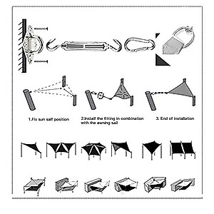 Firlar Triangle Sun Shade Sail Waterproof Triangle Canopy for Patio UV Block for Outdoor Patio Garden Backyard Facility and Activities Patio Carport Awning, 6.5'x6.5'x6.5'