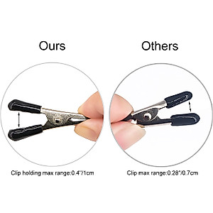 Yocoolfun Model Painting Stand Base Holder and 10PCS Bendable Alligator Clip Sticks Set with Lager Clips,Miniature Model Holder for Painting, Airbrush Hobby Tools Accessories Holder Stand