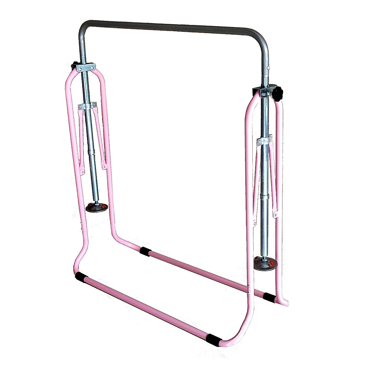 Kids Jungle Gymnastics Expandable Junior Training Monkey Horizontal Bars Climbing Tower Child Play Training Pull Up Gym Purple