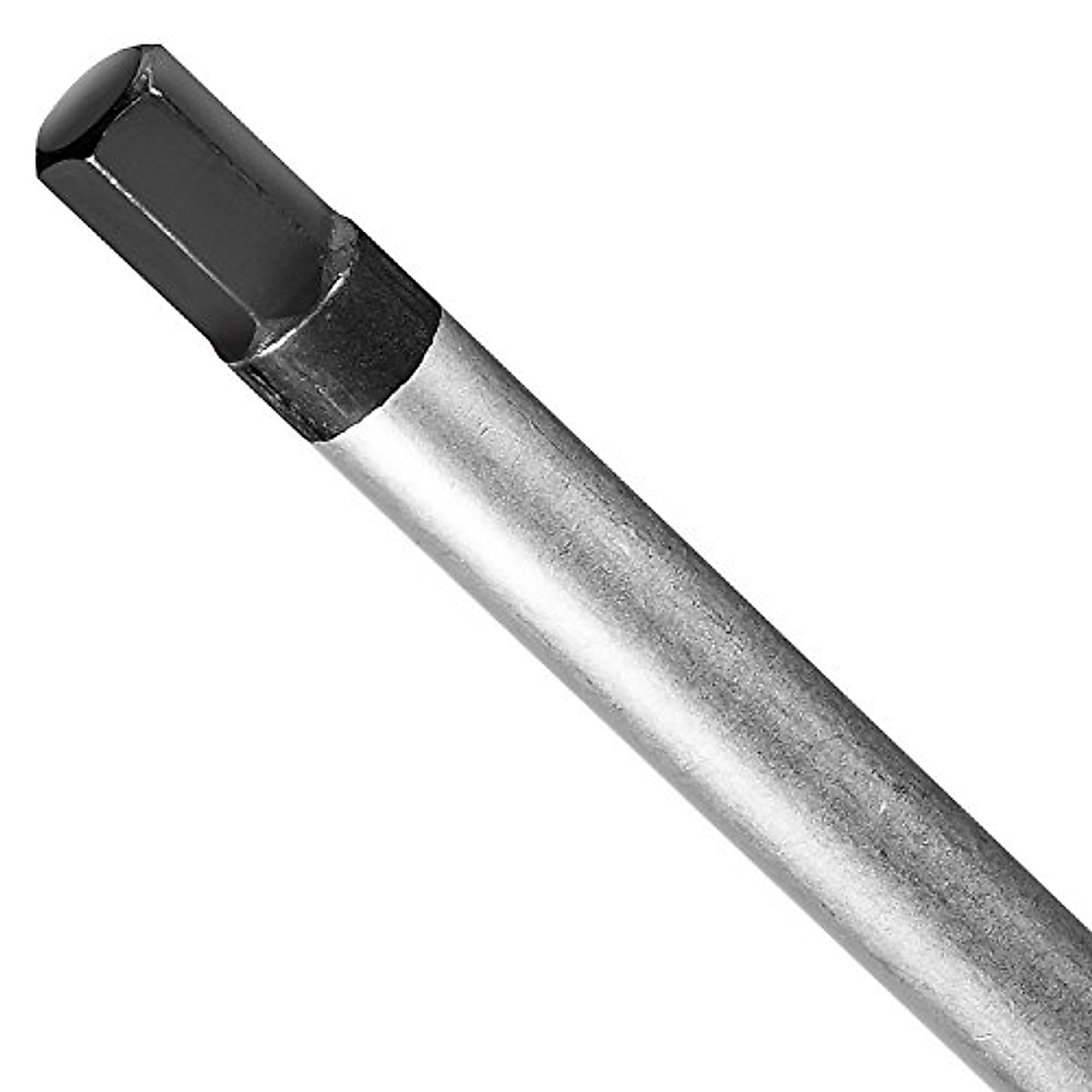 Powerbuilt 8 Pc SAE T-Handle Hex Allen Key Wrench Set w/ Speed Sleeves for Fast Spinning Action, Sliding Top Handle for “T” or “L” Shape, Long Shafts, Storage Rack, Auto, Bicycle, Moto - 941644 , Red