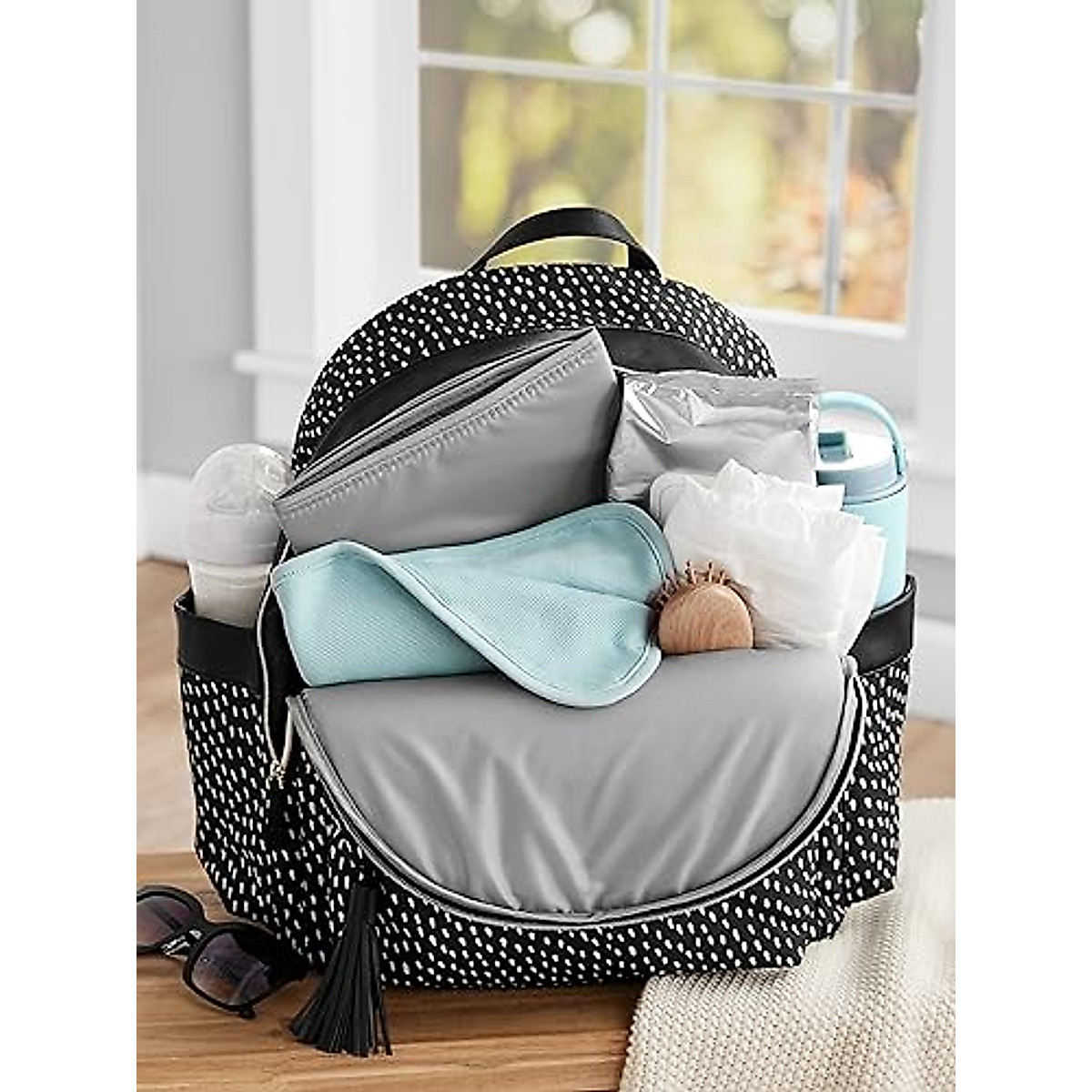 Simple Joys by Carter's Spot On Diaper Backpack, Polka Dot, One Size