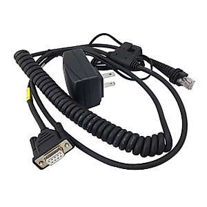 Honeywell Voyager 1250G Single-Line Laser Barcode Scanner (1D and GS1 DataBar symbologies), Includes Power Supply, RS232 Cable and USB Cable