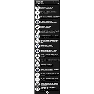 COLD BASTARD COOLERS 70QTW Rugged+ CAMO Red Large Wheels The Best Premium Ice Chest Cooler Accessories Free S&H (CB70W-CR)