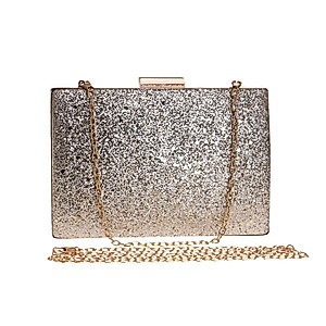 Sequined Dinner Bag, European And American Fashion Women'S Banquet Clutch Bag, Evening Dress Bag, Shiny-Purple