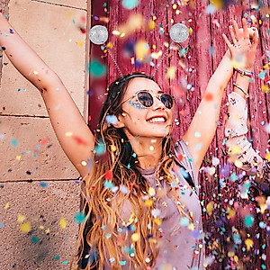 MUKOSEL Alien Headband with Glitter, Silver Martian Antenna Headband Glitter Ball Boppers, Alien Antenna Headband Theme Party Halloween Cosplay Costume Alien Costume Accessories for Women Adults Kids