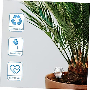 Yardwe 10pcs Tiny Pots Bonsai Fertilizers Succulent Steel Baskets Mesh Stainless Plant Holder Tool Gardening Fertilization Cups Accessories Potted for Nursery Orchid Manure Flowers