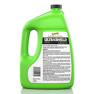 Absorbine UltraShield Green All-Natural Fly Spray for Horses & Dogs, Essential Botanical Oil Eco-Safe Formula Repels & Controls Ticks, Flies, Mosquitoes, Gnats, 128oz Gallon Refill