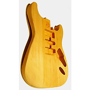 Supra-Tone Electric guitar body, unfinished, ST type, Basswood, Hardtail, Made in USA