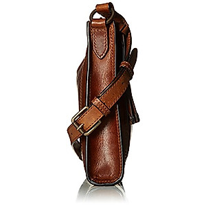 Frye womens Melissa Zip Crossbody Cross Body Handbag, Cognac, One Size US