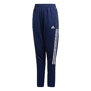 adidas Kids Tiro 21 Track Pants, Team Navy Blue, Medium