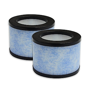 PUREBURG TZ-K1 True HEPA Replacement Filter Compatible with ToLife TZ-K1,Intelabe EP1080, AROEVE MK01 MK06,Kloudi DH-JH01, POMORON MJ001H & FreAire HAP601 Air Purifiers,2-Pack