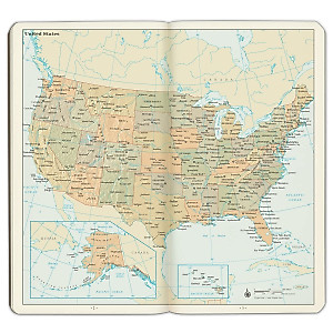 2024 Gallery Leather Pocket Weekly Planner - Acadia Black - 6x3.25"