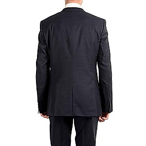 Hugo Boss "Huge6/Genius4WE Men's 100% Wool Three-Piece Suit US 40L IT 50L Blue