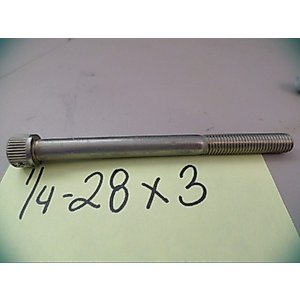 1/4-28 X 3 Socket Head Cap Screws Box Metric Set Hardware Fastener Kit (Lot Of 10)
