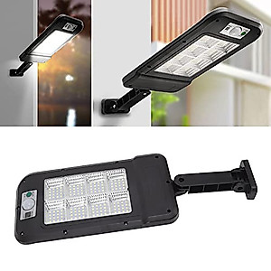 Solar Powered Street Lamp, Human Body Induction Wall Lights, Outdoor Waterproof Remote Control LED Wall Light, Sensitive Motion Detection Function for Backyard Garden Garage