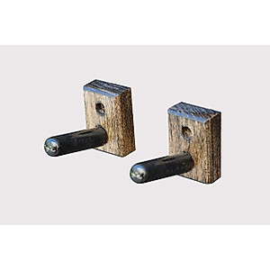 KR Ideas Horizontal Archery Bow Holder (Made in The USA) (Aged)