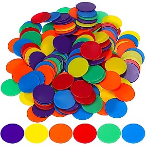 Poker Chips 180pcs counting chips game chips bingo chips for bingo games Toy Bingo Chips