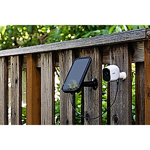 Arlo Solar Panel - Arlo Certified Accessory - Charge Select Arlo Cameras with the Power of the Sun, Works with Arlo Pro, Pro 2, Go and Security Lights, Black - VMA4600