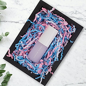 MagicWater Supply Crinkle Cut Paper Shred Filler (1 LB) for Gift Wrapping & Basket Filling - Light Blue