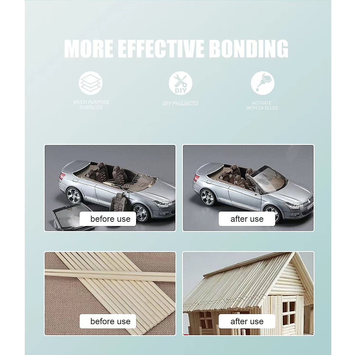 Toy glue 20g,Craft glue,Toy Craft glue quick dry clear,Instant super glue for Toy,Toy model,Craft,DIY,Metal, Plastic, Rubber, Wood, Leather,Card Making,Photo,Model,Decor,Crystal,Scrapbooking