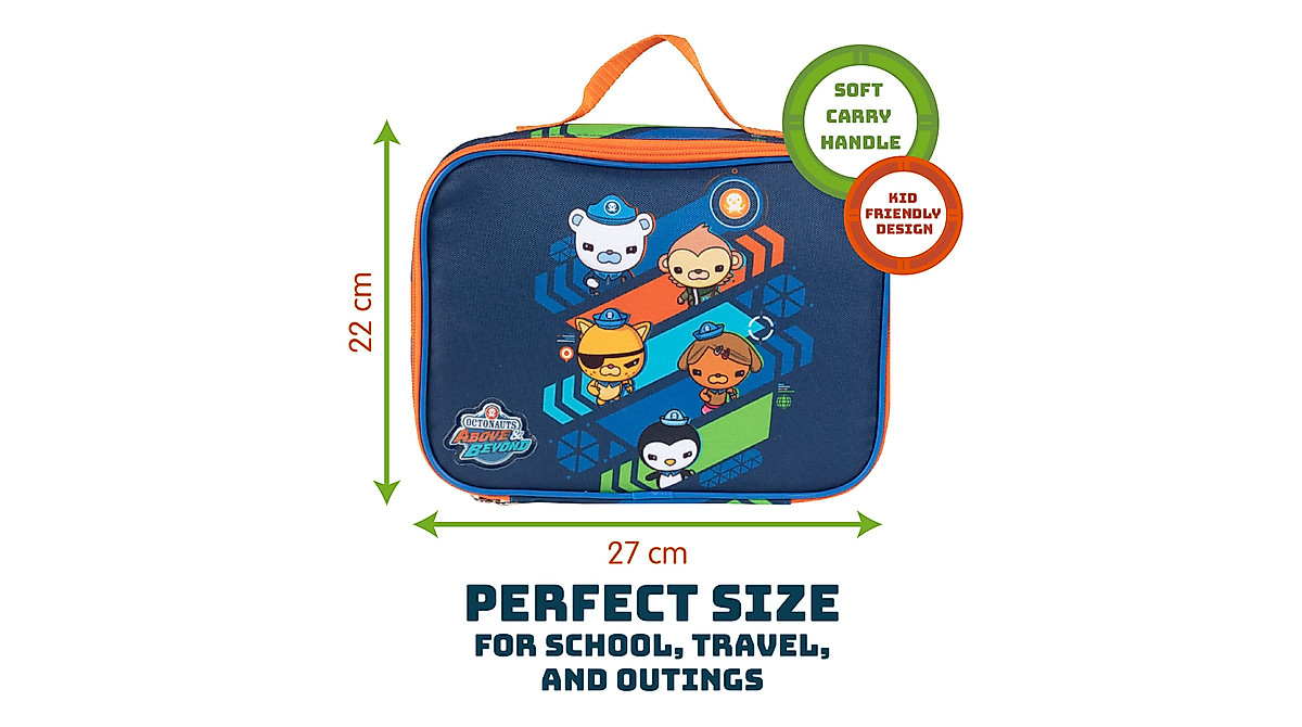 Octonauts Insulated Lunch Bag for Kids - Keeps Food Fresh & Stylish