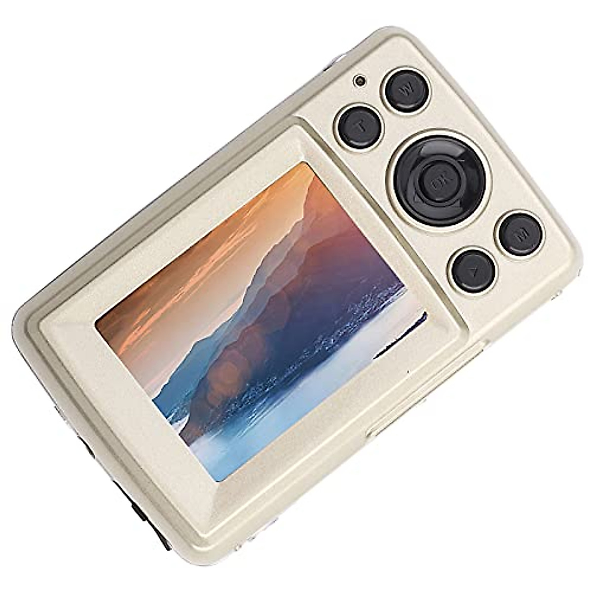 Kids Digital Camera, 720P 16MP Digital Camera Birthday Gifts for Kids, 16X Zoom HD Digital Video Camera with Flash Support 32GB SD Card, Digital Camera Portable Toys for Children (Gold)