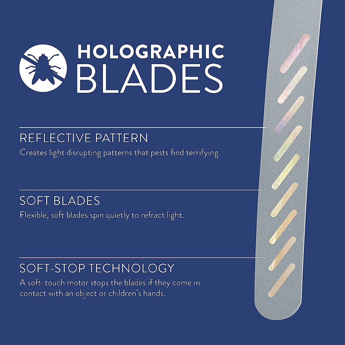 Bug Repellent Fly Deterrent Fan,Bug Repellent for Tables Indoor Outdoor Meal, Portable Table Bug Repellent Keep Flies Away from Your Food Black（1 Pack）