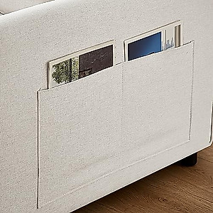 Eafurn 3 in 1 Convertible Sleeper Sofa Couch with Pull Out Bed,Small Futon Loveseat Lounge Chaise with Reclining Backrest and Armrest,Soft Upholstered Love Seats RV Furniture for Living Room