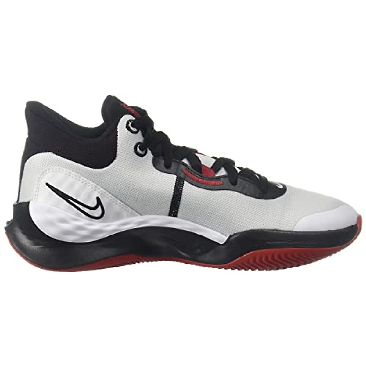 NIKE Men's Sneaker, White Black Pure Platinum, 12