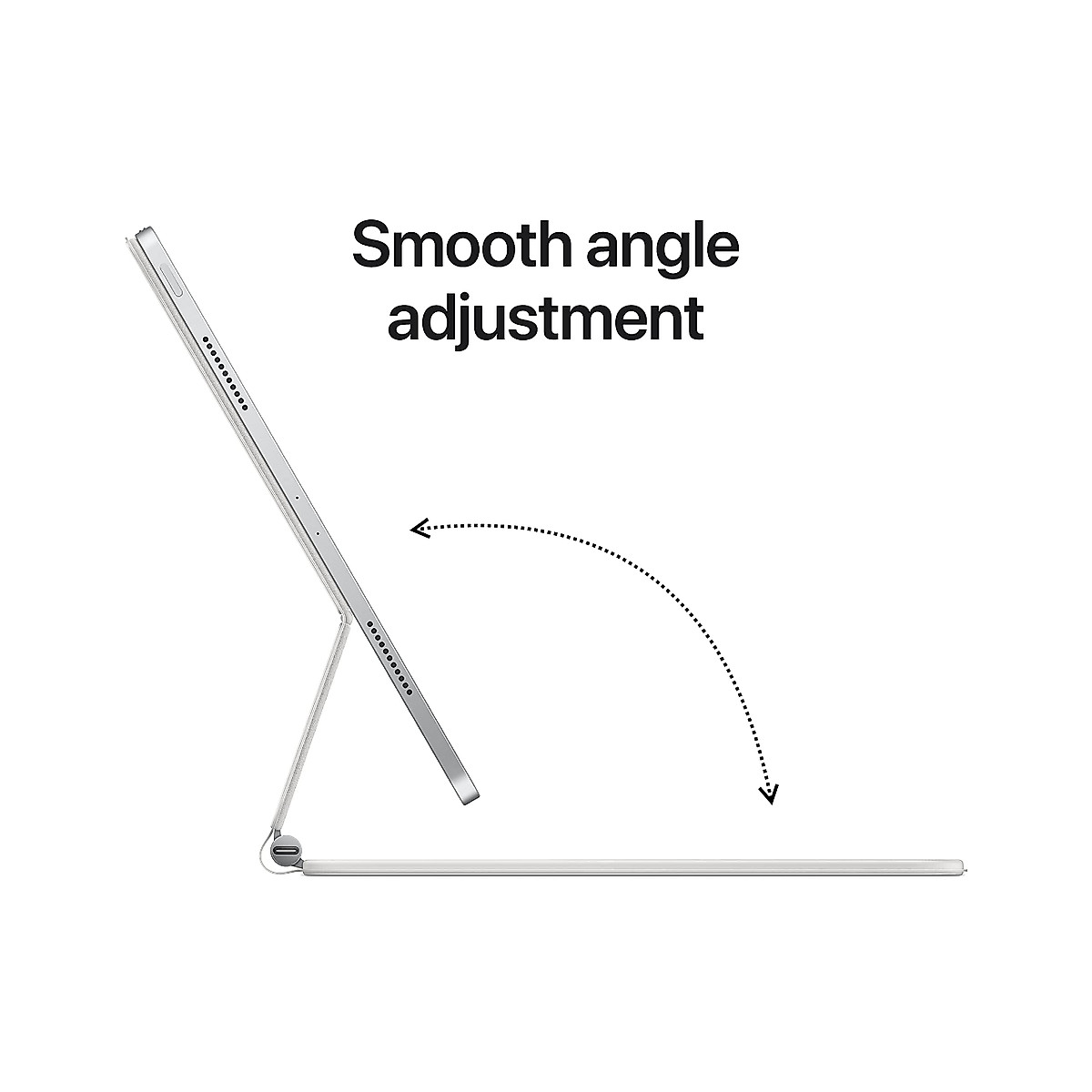 Apple iPad Magic Keyboard MJQL3LL/A for 12.9" iPad Pro - White (Open Box)