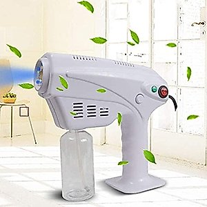 EMENG 260ML Blue Light Nano Steam Machine, Portable Handheld Atomizing Fogger,Sprayer for School, Garden, Office