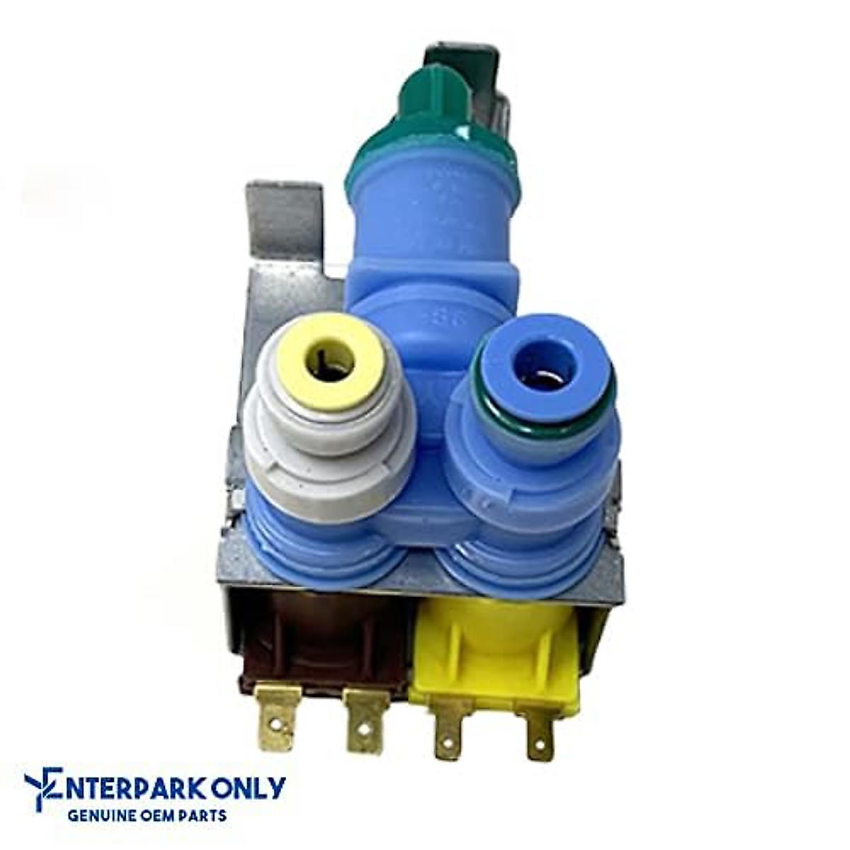 (WP12544124 Valve Enterpark) WP12544124 (IMV-124, K-77198) New Robertshaw Produced for Whirlpool Refrigerator Water Valve Replacement Part WP12544124 AP6005465 PS11738514 12544118…