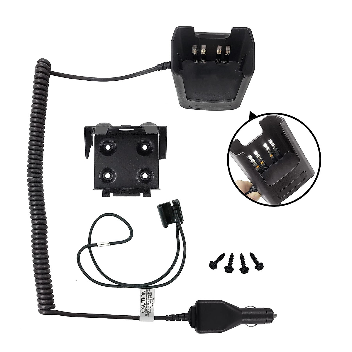 VBLL RLN4884 RLN4884B Vehicle Travel Charger for XTS5000 XTS3500 XTS3000 XTS2500 XTS1500 MT1500 MTS2000 PR1500 HT1000 MTX8000 MTX9000