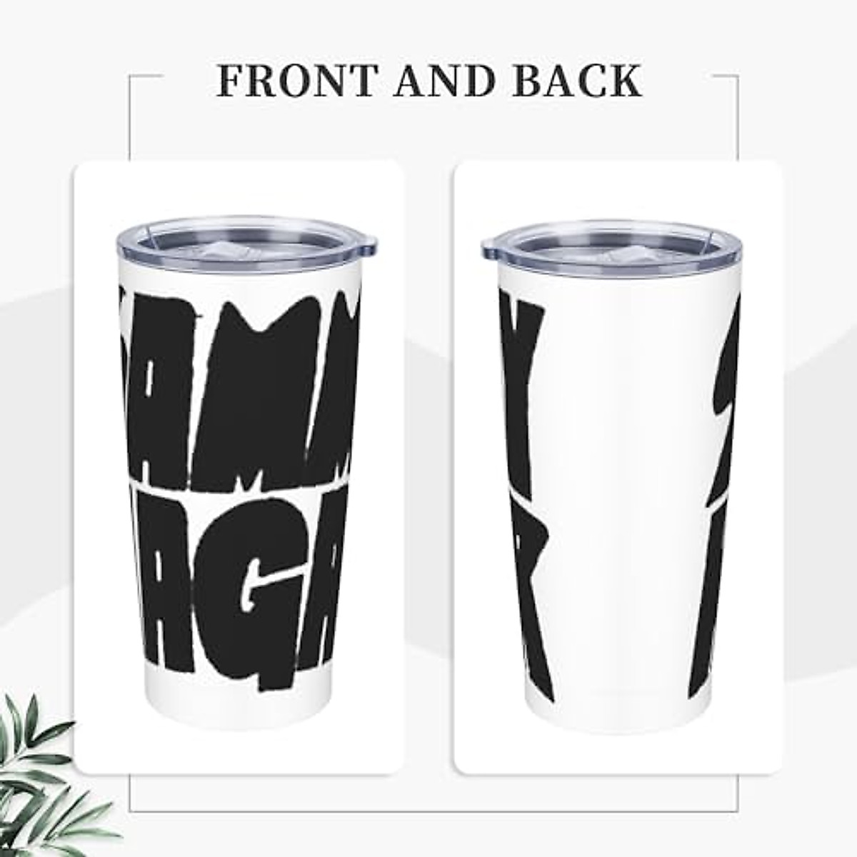 LAZHANG Sammy Music Hagar Stainless Steel Insulated Car Sippy Cup With Lid Travel Mug for Cold Hot 20 oz