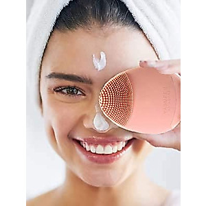 Sonic Facial Cleansing Brush, Waterproof Electric Face Cleansing Brush Device for Deep Cleaning|Gentle Exfoliating|Massaging,Rechargeable,Yasmeen Skincare Co.