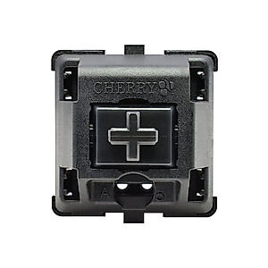 Granvela Cherry MX Black Keyswitch (10 Pack) - MX1AG1NN | Plate Mounted | Linear Switch |