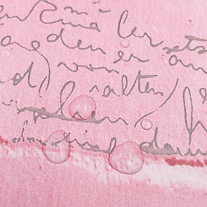 LovingWay English Quotes Drawer Liner 17.7x177 Inch Decor Classroom Wall Easy-to-Install PVC Corner Shelving Paper Pink Bricks