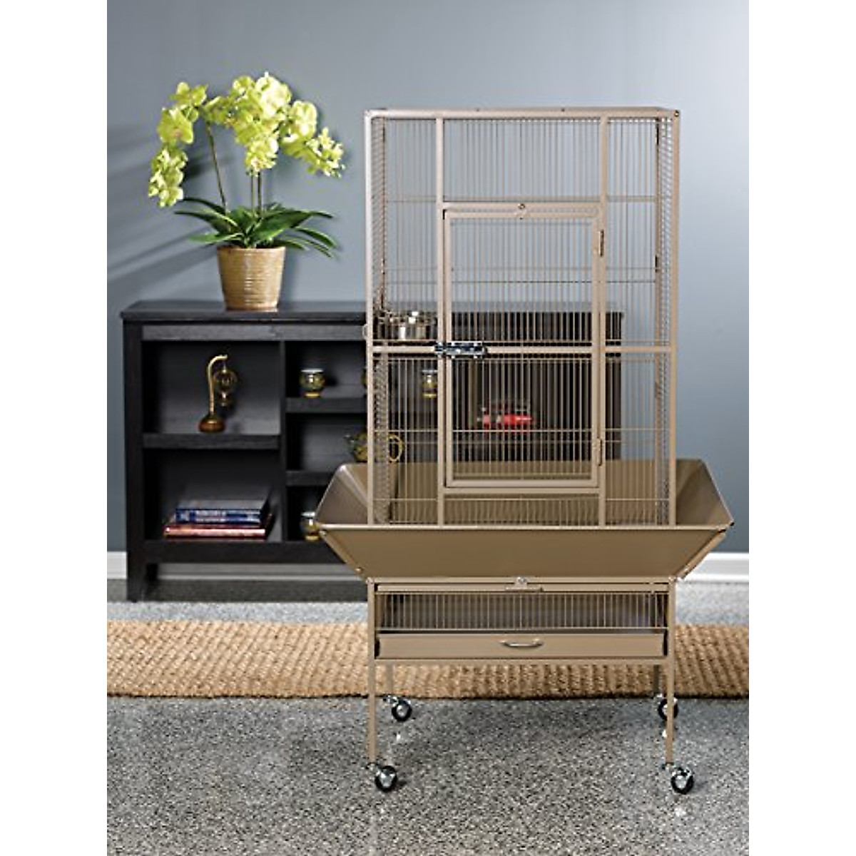 Prevue Pet Products 3352COCO Park Plaza Bird Cage, Coco Brown,Large