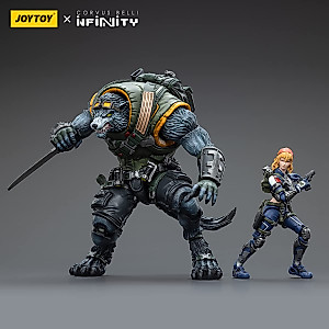 JOYTOY 1/18 Action Figure Infinity Model Figures Mecha Ariadna Equipe Mirage-5