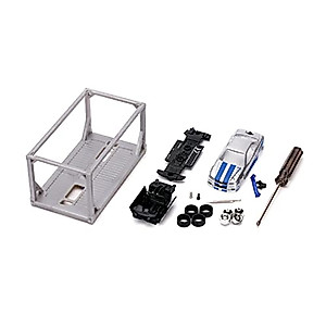 Jada Toys Fast & Furious 1:55 Brian's 2002 Nissan GT-R R34 Build N' Collect Die-cast Model Kit, Toys for Kids and Adults, Blue