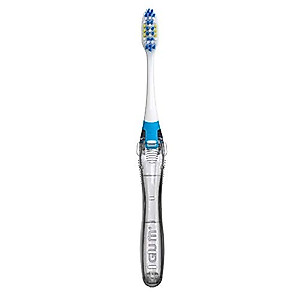 GUM Folding Travel Toothbrush with Antibacterial Soft Bristles (Pack of 6)