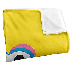 Sesame Street Big Bird Head Officially Licensed Silky Touch Super Soft Throw Blanket 36" x 58"
