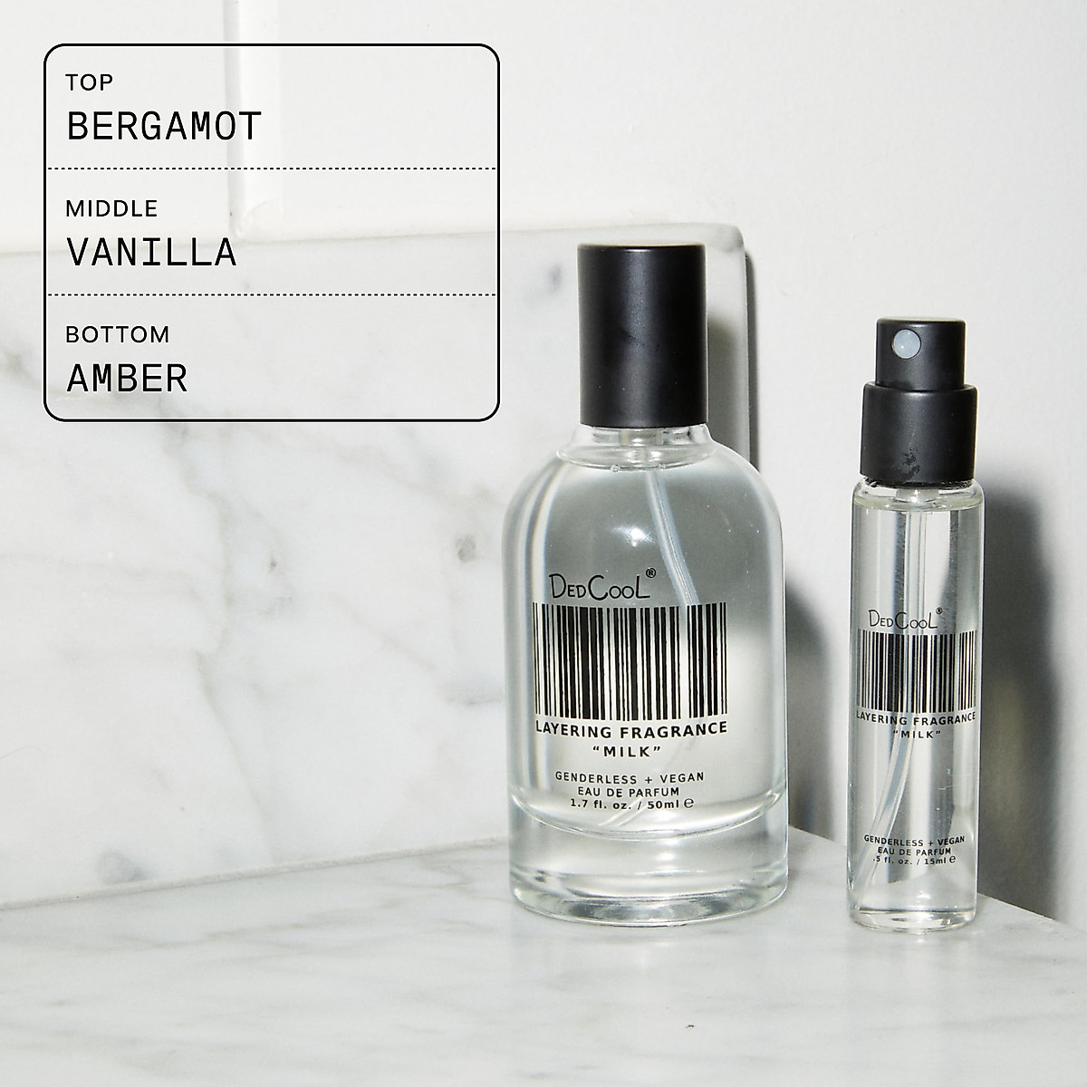 DedCool Eau de Parfum (01 Taunt- 1.7 fl oz) With Notes of Bergamot, Vanilla, Amber, Perfume for Men and Women, Luxury Fragrance, Long Lasting, with Essential Oils, Non-Toxic, Vegan, Fragrance For All