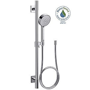 KOHLER K-99242-CP Awaken G110 Deluxe Slidebar Kit, Polished Chrome 27.00 x 6.00 x 6.00 inches