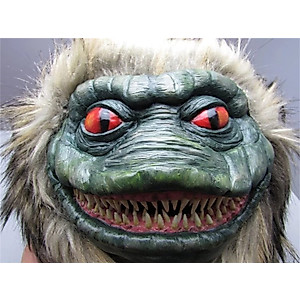 Critters Prop Doll, Space Crite ,Plush , from Movie Critters Collection, Creepy Doll Fugglers Funny Ugly Monsters â€‹Gifts for Children (A- Green)