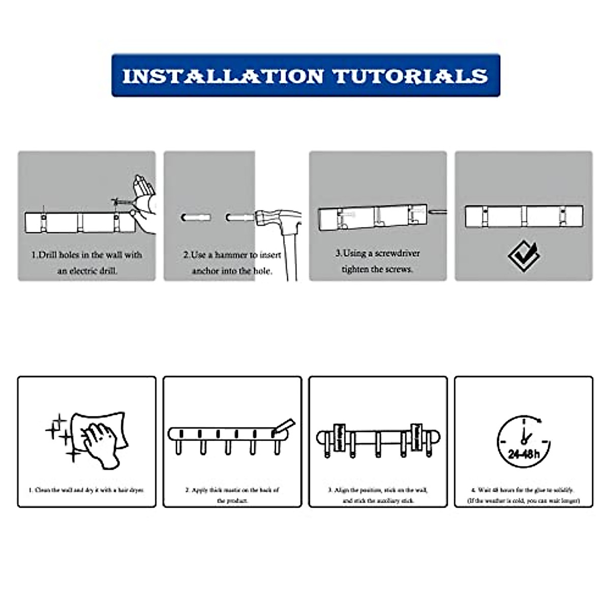 Potaosey Black Gold Wall Coat Rack, Modern Wall Mounted Coat Rack with 3 Hook,Folding Wall Hooks Rack for Bathroom, Bedroom, Entryway,Coat,Hat