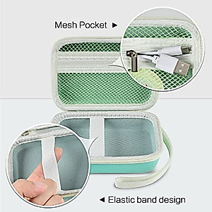 Againmore Case Compatible with SUPVAN E10 Label Printer, Mini Wireless Connection Label Maker Machine Portable Travel Carrying Bag for Office, Home Kitchen Storage (Box Only)-Green