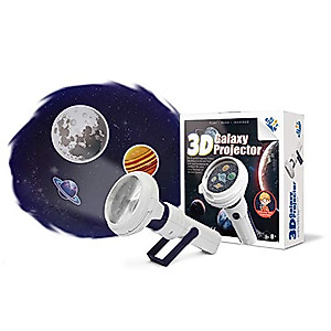 PLAYSTEM 3D Galaxy Projector Portable Planetarium Solar System STEM Kit